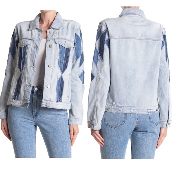 Blank NYC | Jackets & Coats | New Blank Nyc Denim Jean Patchwork Jacket ...